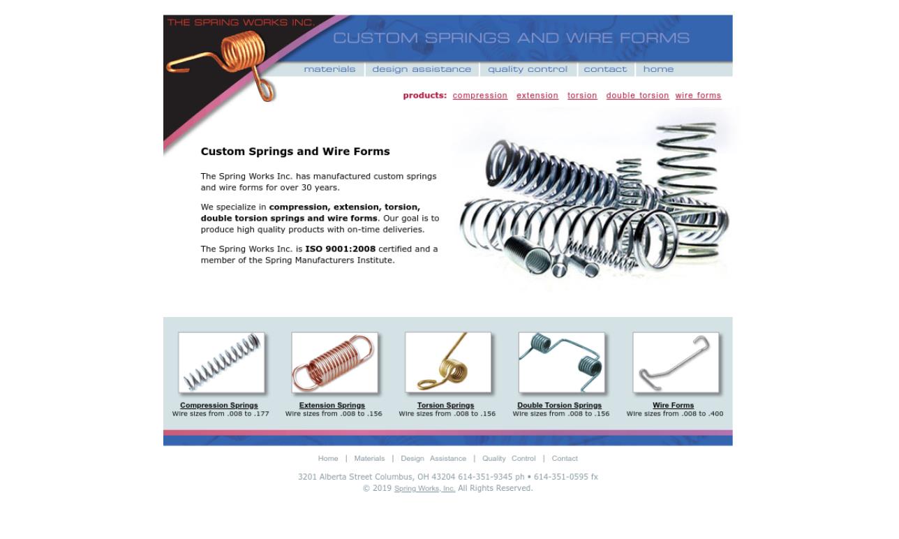 The Spring Works, Inc. | Spring Manufacturer