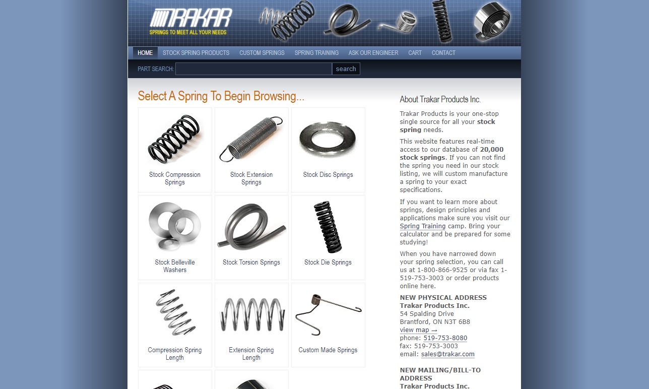 Trakar Products Inc. | Spring Manufacturer