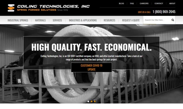 Coiling Technologies, Inc. | Spring Manufacturers