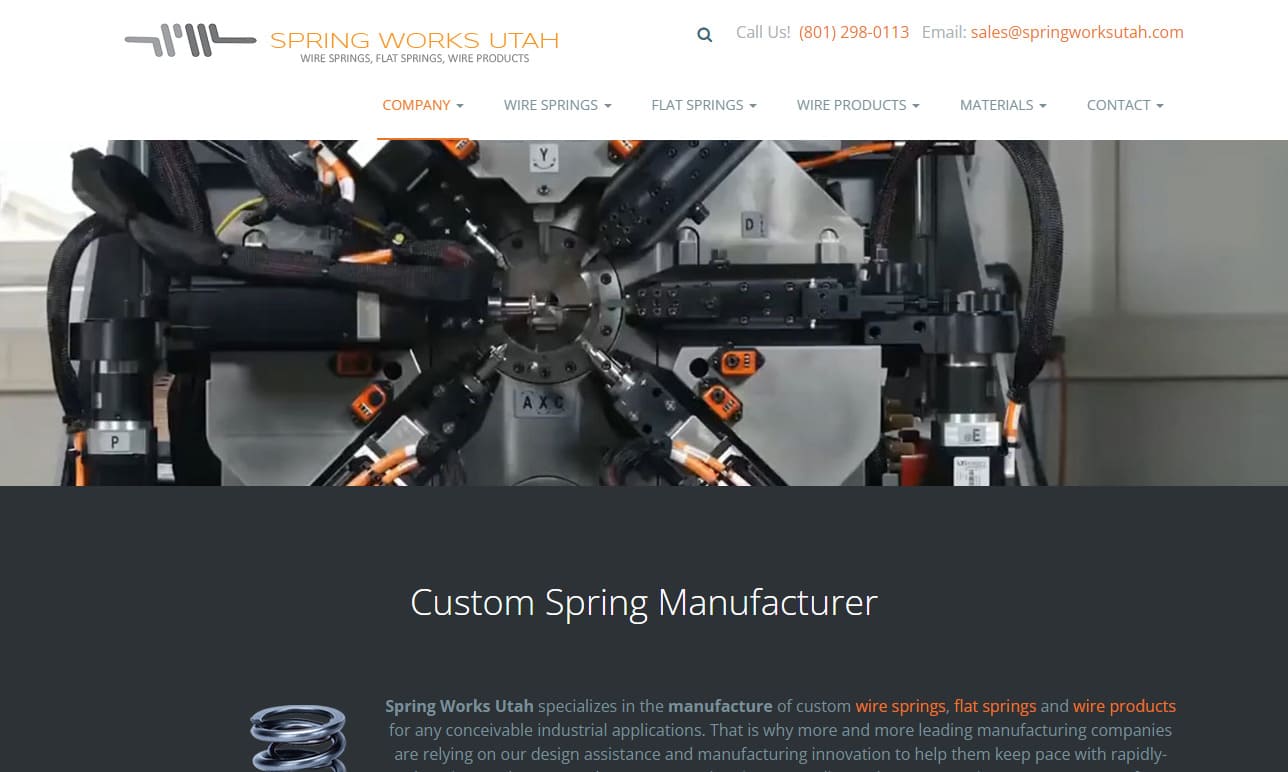 Spring Works Utah | Spring Manufacturers